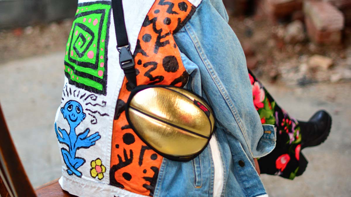 Unique Bags from upcycled Basketball: Bal Designs in VOGUE